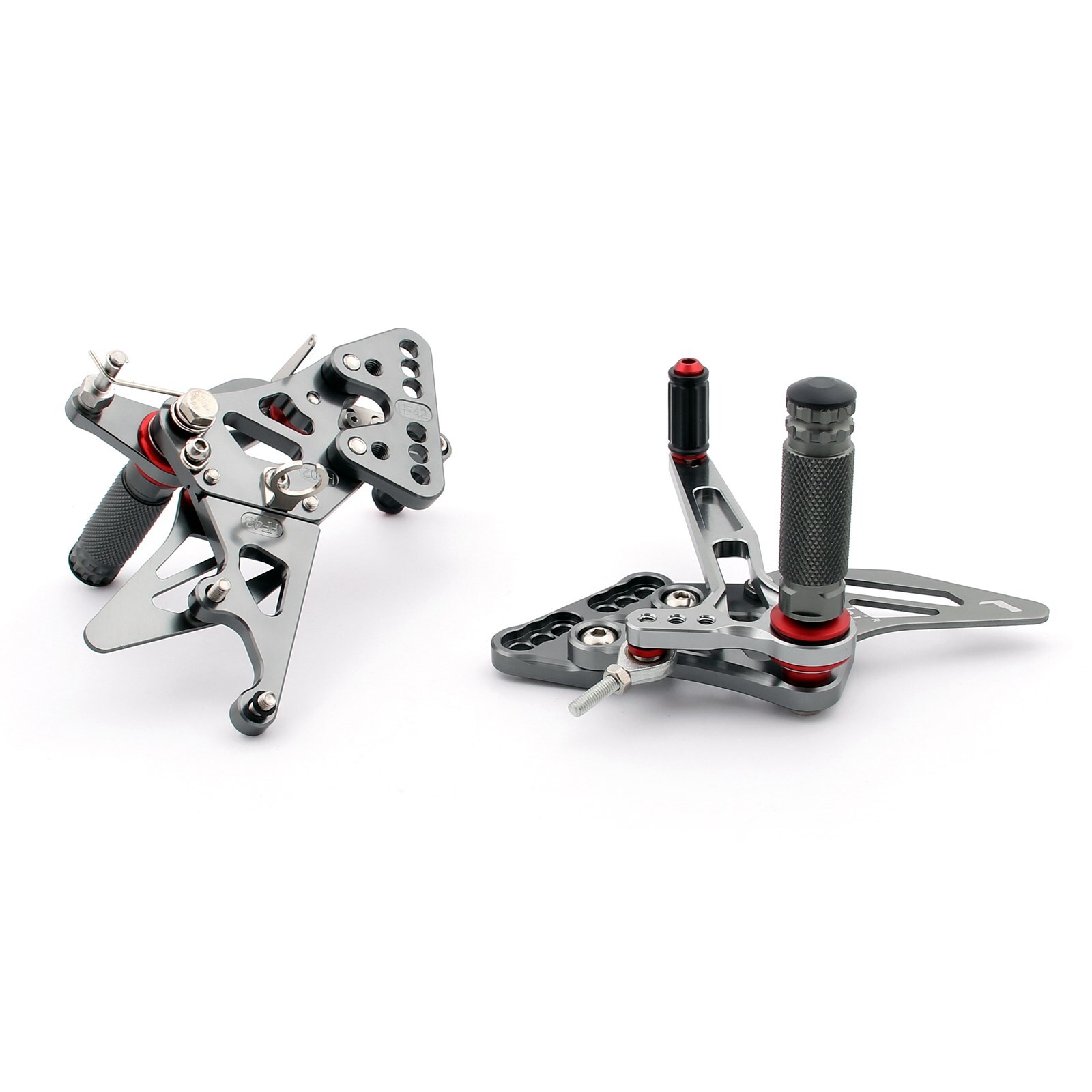 Rearset Rear set Foot pegs For Suzuki GS-XR 1000 2005-2006 Gray | eBay