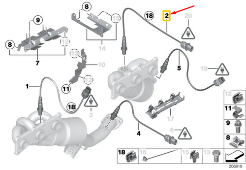 NEW BMW 5 F10 REGULATING LAMBDA PROBE 7589139 11787589139 ORIGINAL | eBay