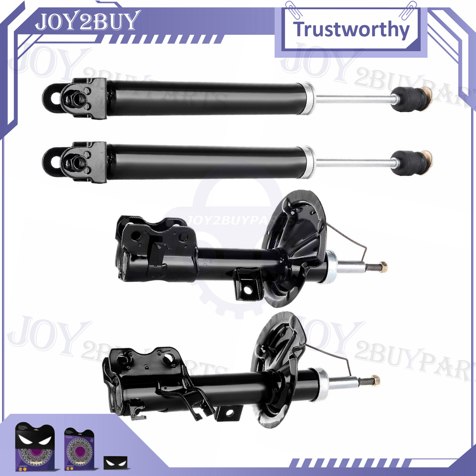 4x Front Rear Struts Shocks Fits 2002 2003-2005 2006 Nissan Altima All ...