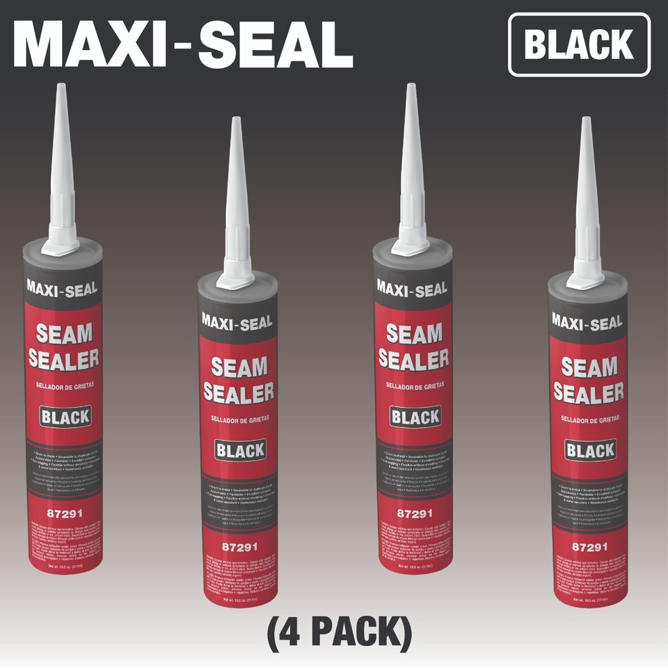 Maxi-Seal Polyurethane Seam Sealer Automotive - Black, 10.5oz Tube | eBay
