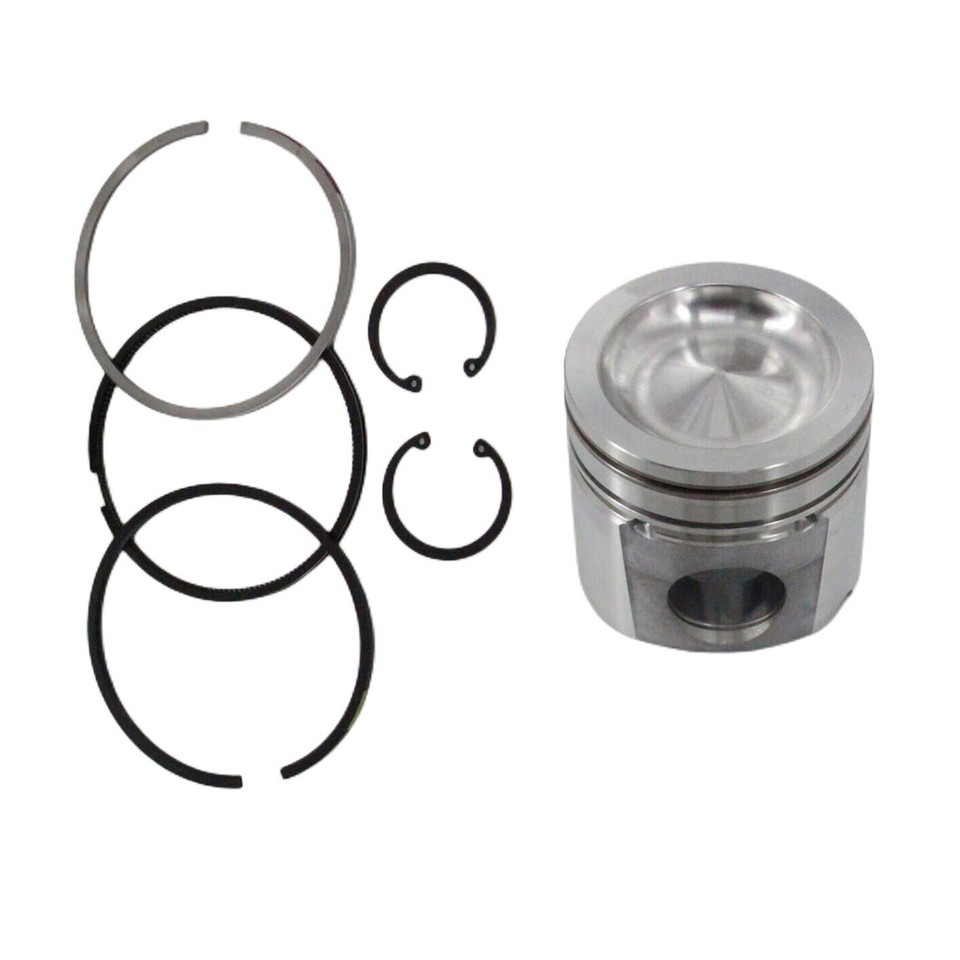 Rail Piston Kit Set with Rings Pins Clips for 2004- 2007 Cummins 5.9L ...
