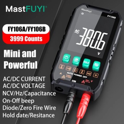 Mini Digital Multimeter Smart Electrician Tester For DC/AC Voltage ...