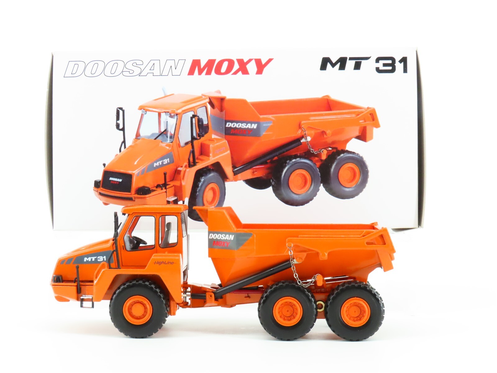 1:50 Scale Die-Cast NZG 820 Doosan Moxy MT31 Articulated Dump Truck | eBay