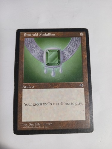 MTG Emerald Medallion Tempest Regular Rare | eBay