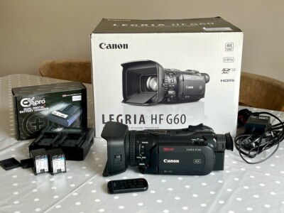 Canon LEGRIA HF G60 4K Professional Video Camcorder / Large 1 Inch Type ...