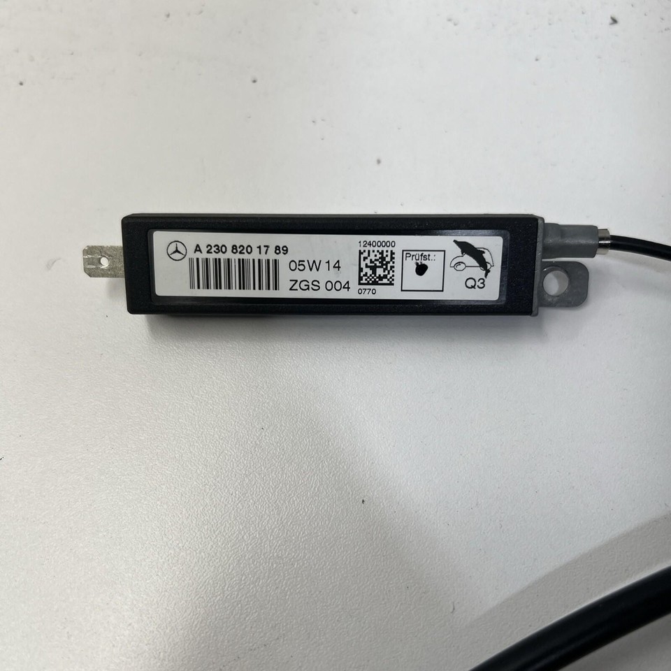 MERCEDES R230 SL-CLASS REAR WINDSHIELD WINDOW GLASS ANTENNA HEATER WIRE ...