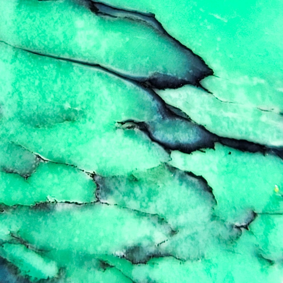 GS1007 Emerald Rose variscite rough slab set 60 grams; lapidary ...