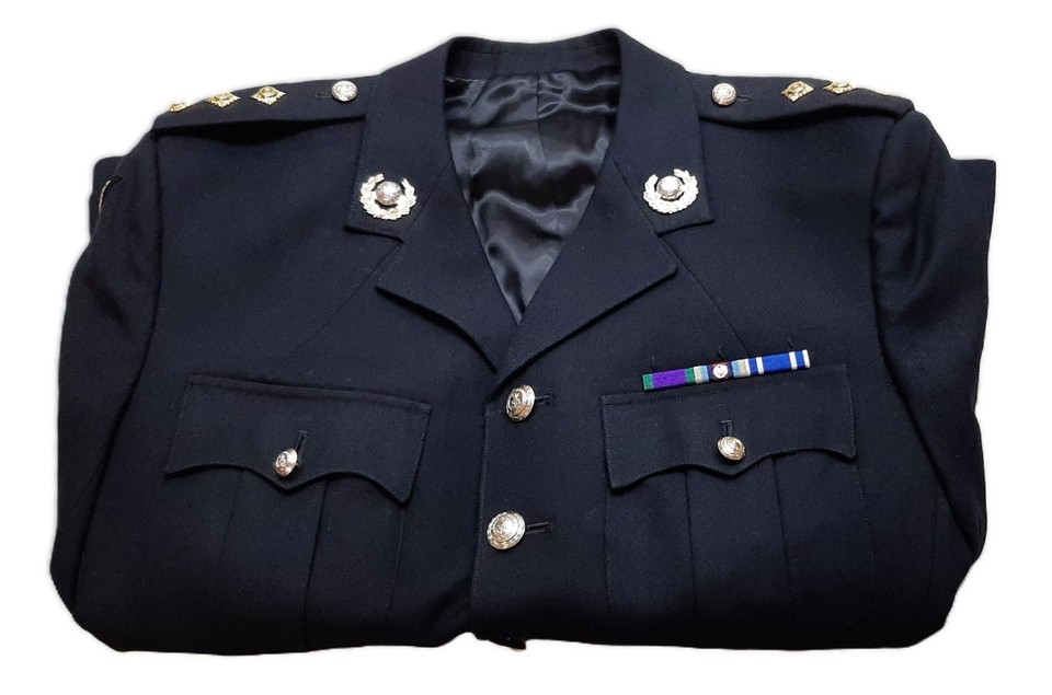 RM Captains Jacket British Royal Marines No1 Uniform Officers Insignia ...