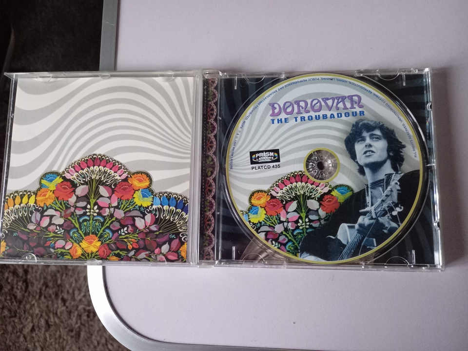 GOODBYE CREAM - THE CREAM REMASTERS CD + DONOVAN THE TROUBADOUR PICTURE ...