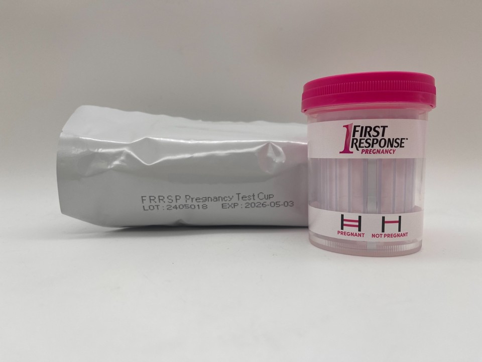 24 FIRST RESPONSE EASY CUP PREGNANCY TESTS EXP 07/26 INDIVIDUALLY ...