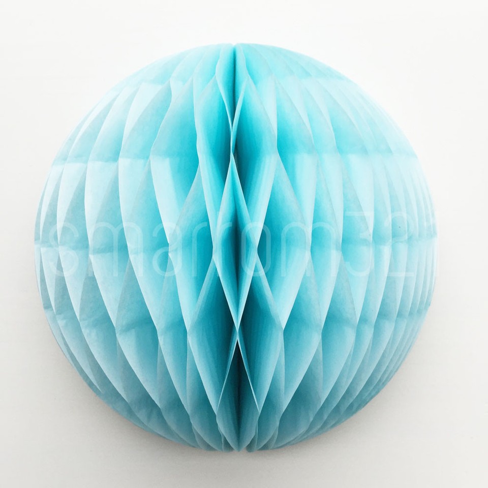 HONEYCOMB Hanging Paper BALLS Wedding Birthday Garland Party Deco Gold ...