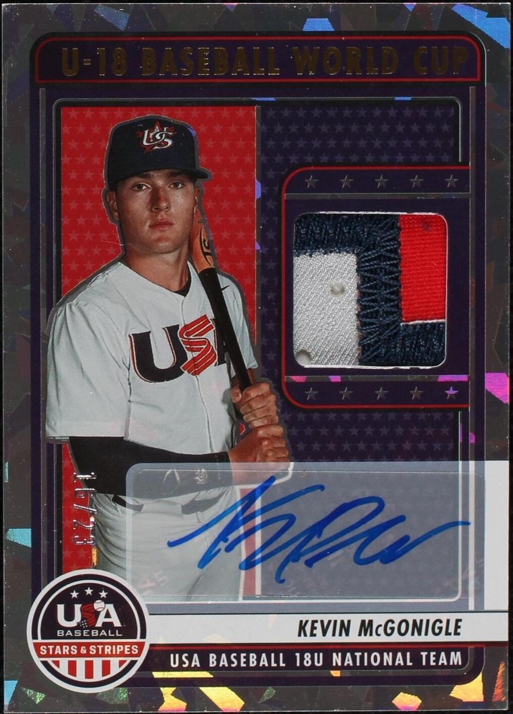 2023 Panini USA Baseball Stars & Stripes - U-18 World Cup USA Materials ...