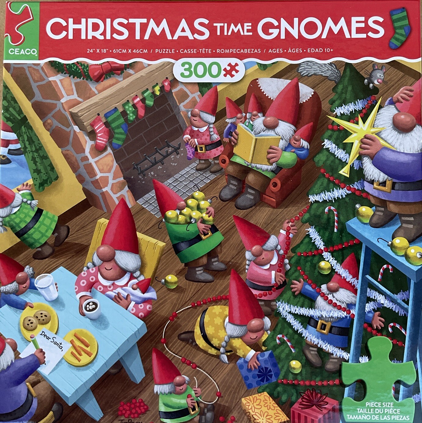 Ceaco Jigsaw Puzzle; Christmas Time Gnomes; 300 pcs; 2288-4 | eBay