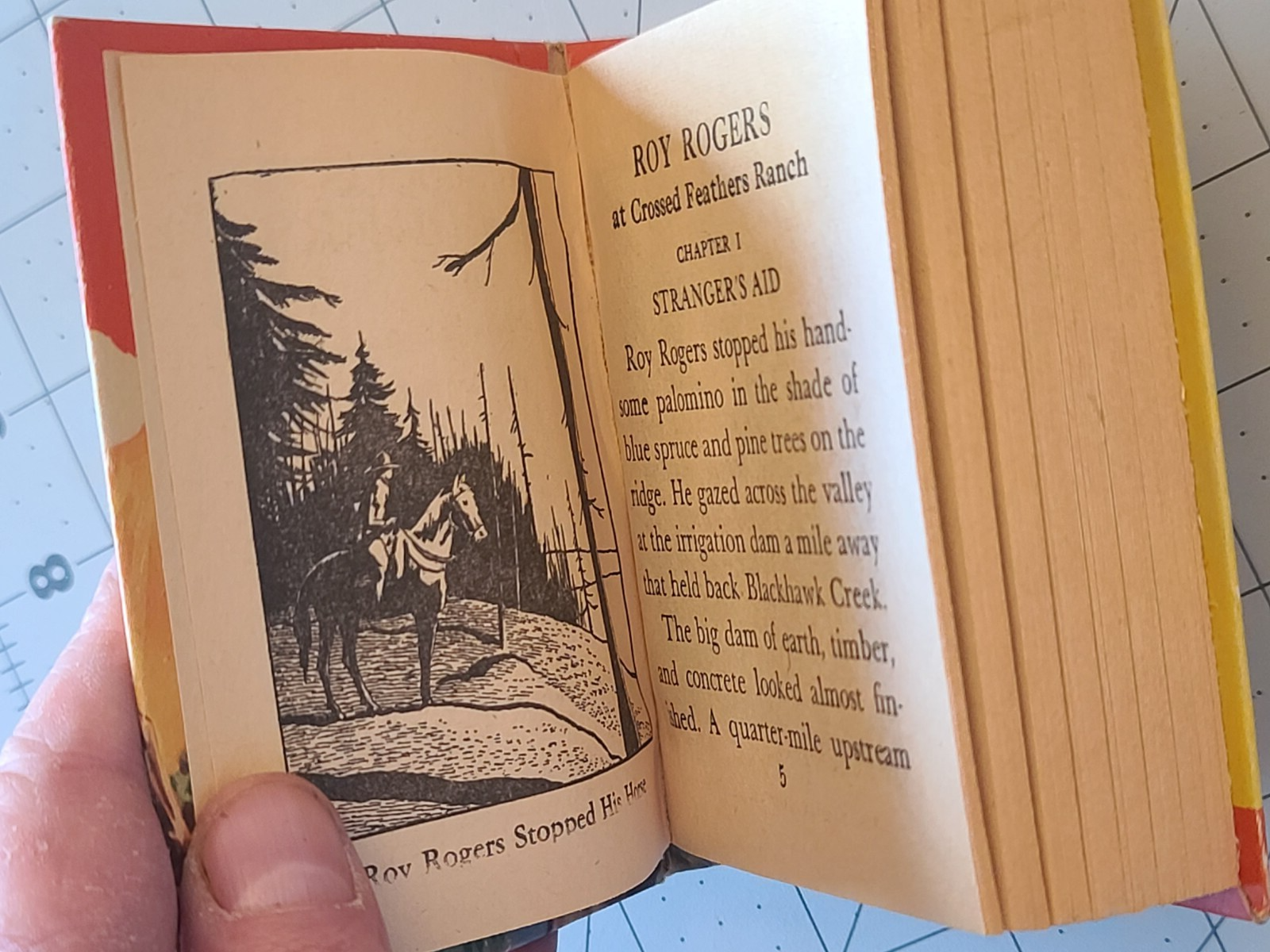 ROY ROGERS CROSSED FEATHERS RANCH BETTER LITTLE BOOK COWBOY WESTERN ...