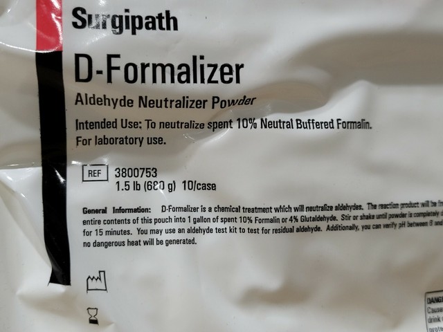 *BOX of 10* Leica Surgipath D-Formalizer Aldehyde Neutralizer Powder ...