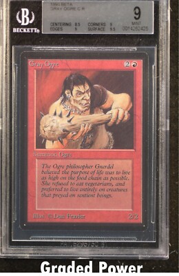 Beta Gray Ogre BGS 9 (2425) Magic MTG | eBay