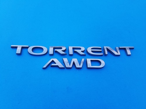 05 06 07 08 09 PONTIAC TORRENT AWD REAR GATE EMBLEM LOGO BADGE USED OEM ...