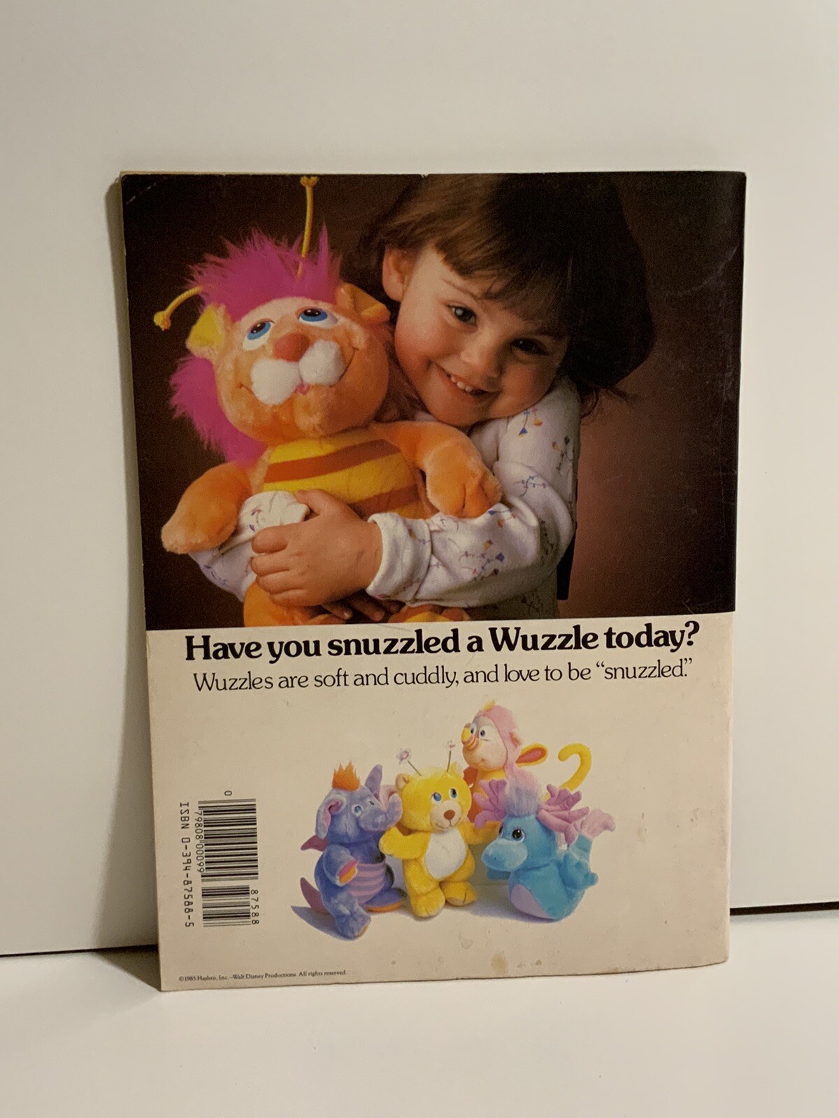 1985 Hasbro Wuzzles Eleroo’s ABC Coloring Fun Book Hasbro Happy House ...