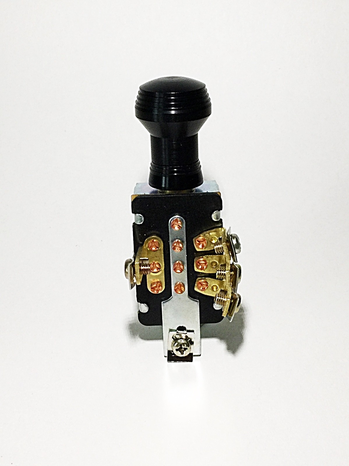 3 Position Headlight Switch with Anodized Black Custom 'Art Deco' Knob ...