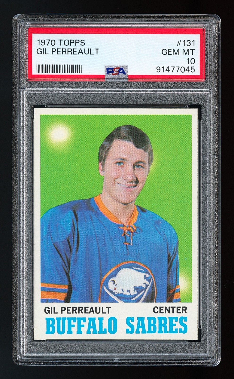 1970 Topps #131 Gil Perreault Rookie Card. PSA 10 GEM MINT. POP 3 | eBay