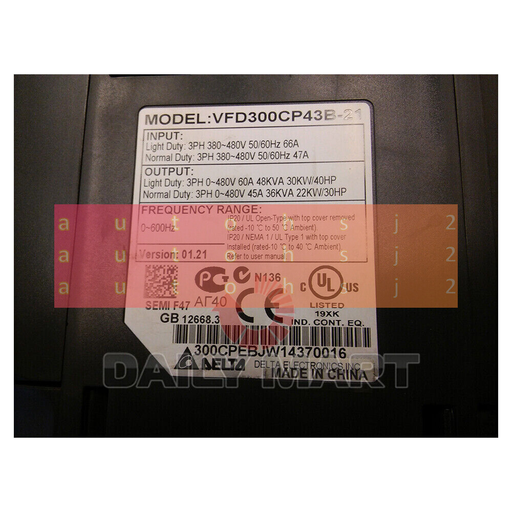 New In Box DELTA VFD300CP43B-21 Inverter | eBay