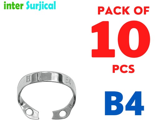 10 Pcs Dental Rubber Dam Clamps B4 Brinker Endodontic Clamp | eBay