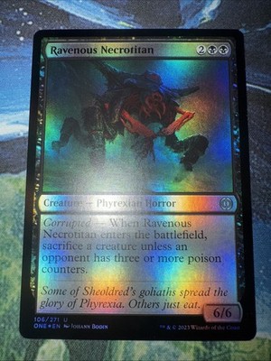 Ravenous Necrotitan Phyrexia: All Will Be One Foil | eBay