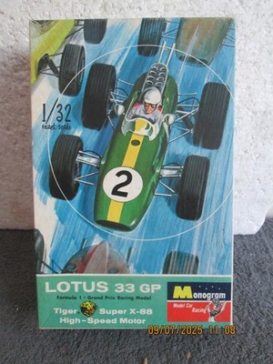 1/32 VINTAGE SLOT CAR MONOGRAM LOTUS 33 GP BUILT see des. | eBay UK