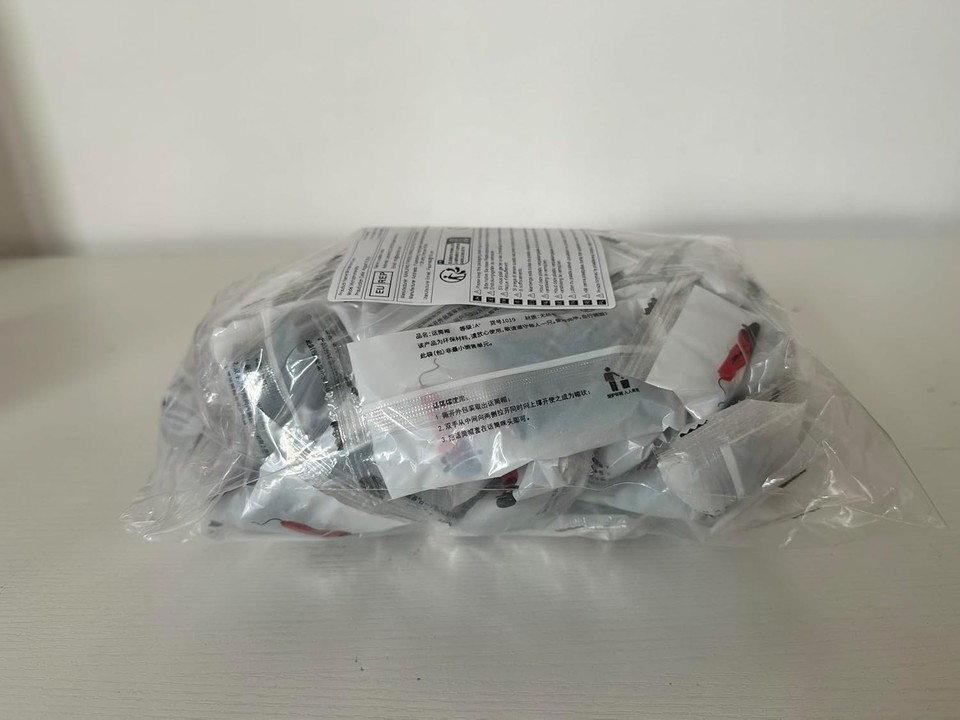 Sufang 100 Pcs Disposable Microphone Cover Non-Woven Windscreen Mic ...