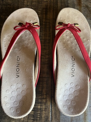 Vionic Size 8 Thong Red | eBay