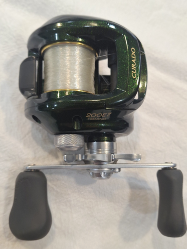 USED CONDITION-SPOOLED,NEVER FISHED?? SHIMANO CURADO 200E7 BAITCAST ...