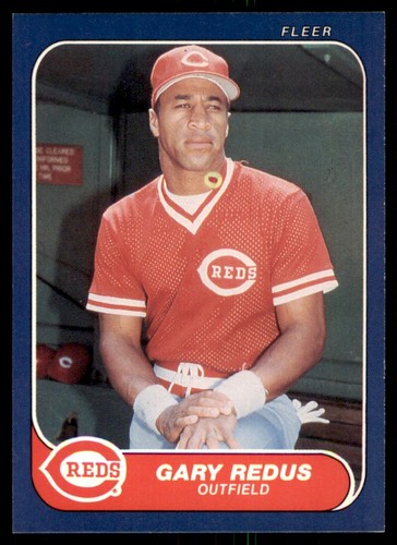 1986 Fleer Gary Redus . Cincinnati Reds #189 | eBay