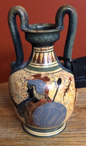 Ancient Greek Vase Museum Reproduction Hand Made Pottery Ceramic 6 ...