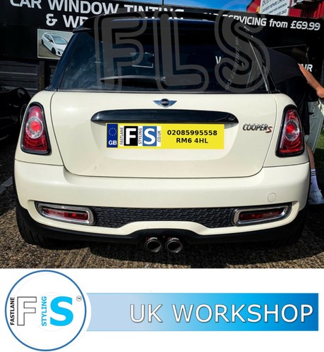 Mini Cooper S Stainless Steel Exhaust Back Box Delete Supply and Fitted ...