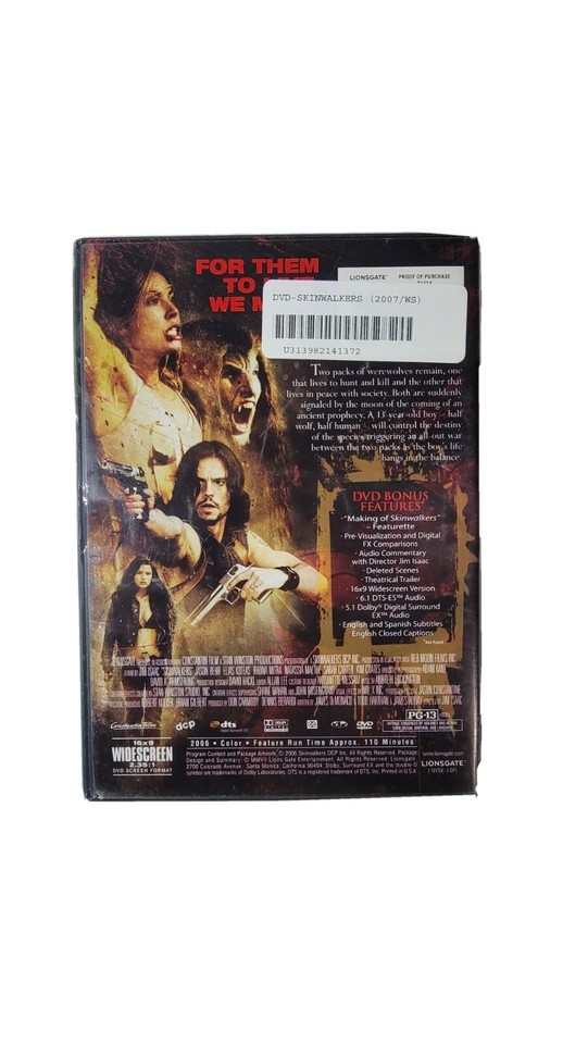 Skinwalkers - DVD - VERY GOOD | eBay