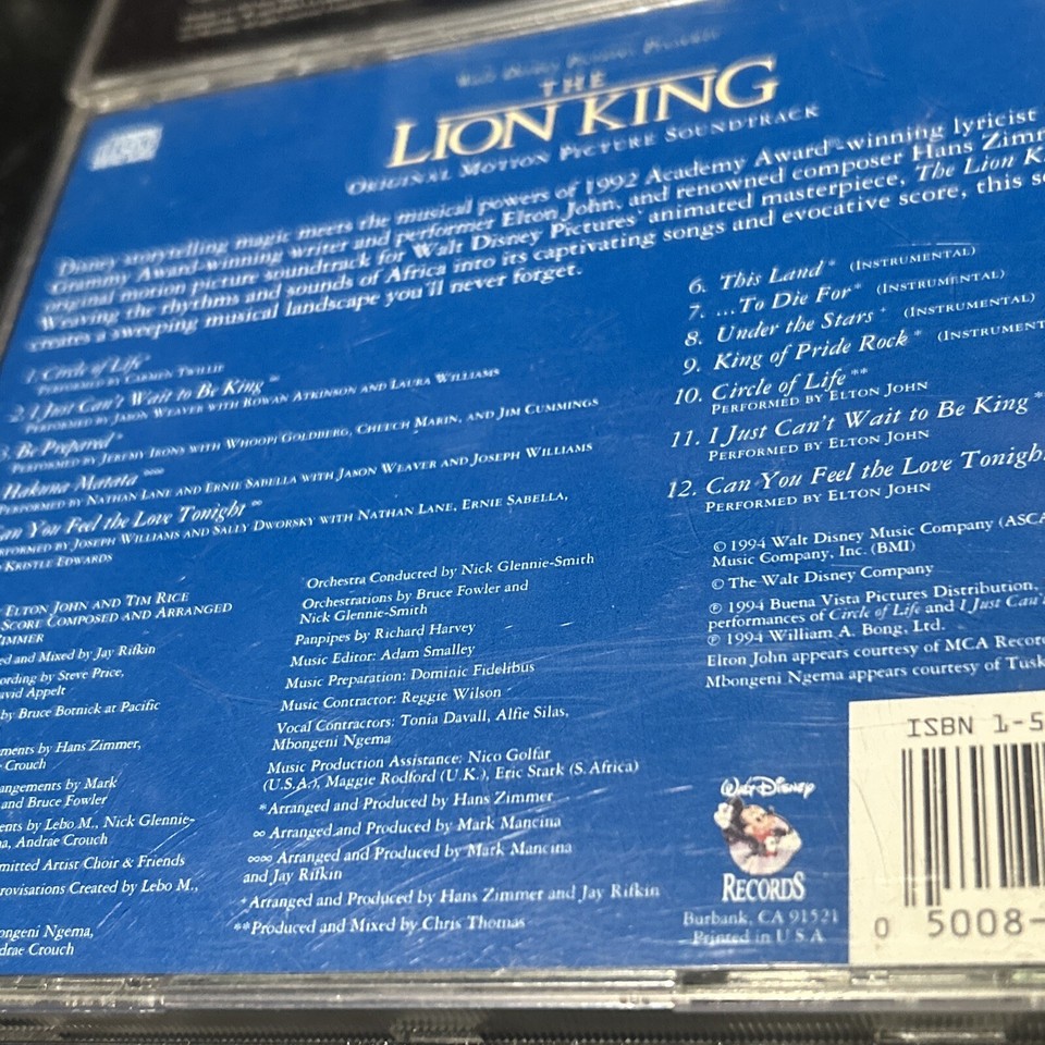 Vintage 80s 90s Movie Soundtrack CD Lot Of 6 Albums - Nice Discs ...