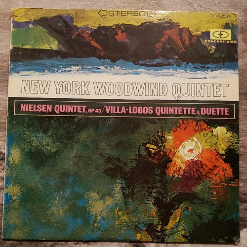 New York Woodwind Quintet Nielson Quintet - Opus 43, Villa Lobos Vinyl ...
