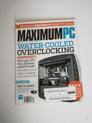 Maximum PC magazine July 2016 Vol 21 No 7 Water-cooled Overclocking | eBay