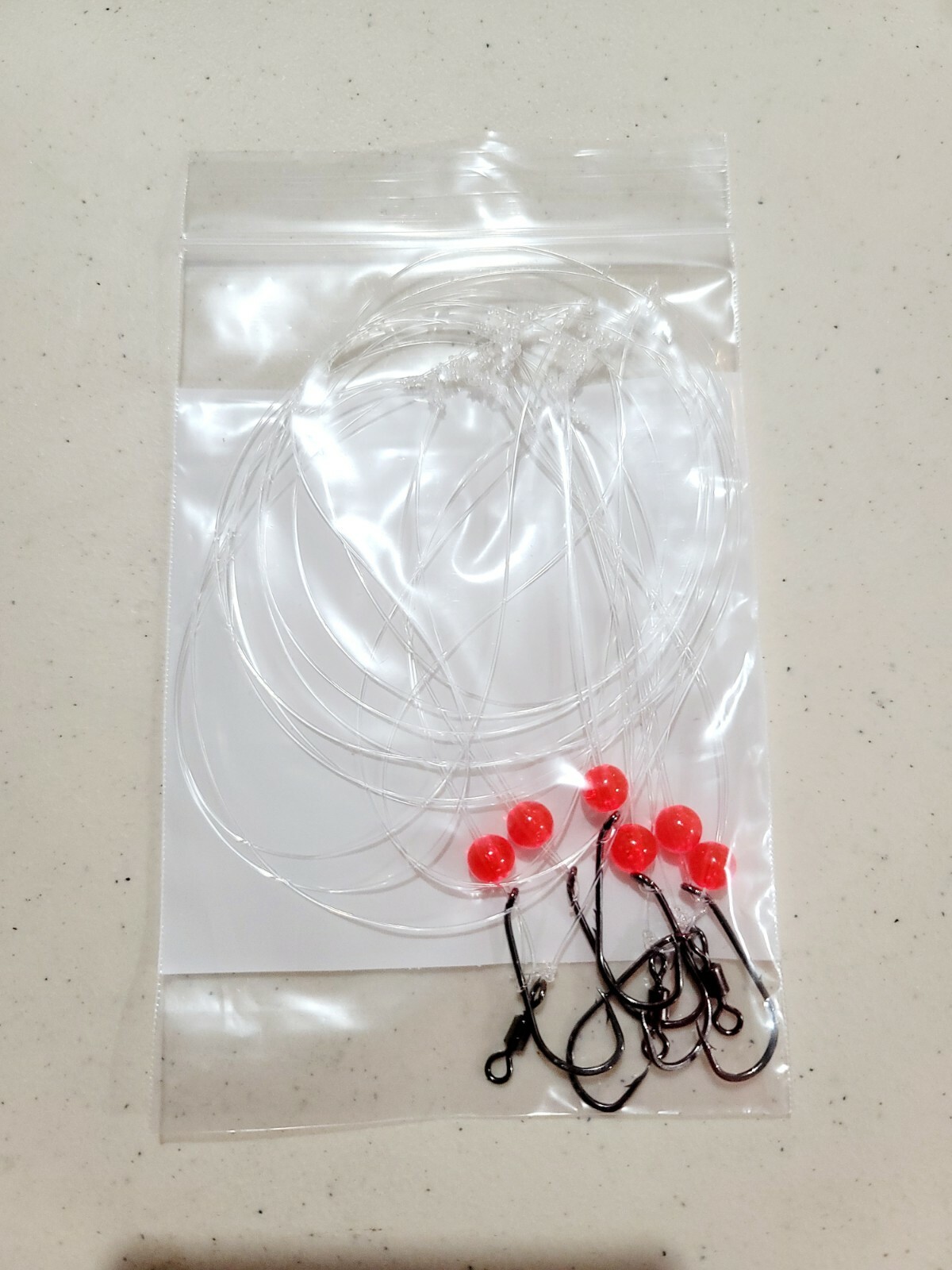 3 Pre-Tied High Low / Hi Lo Bottom Fishing Rig for Bass, Porgies, Fluke ...