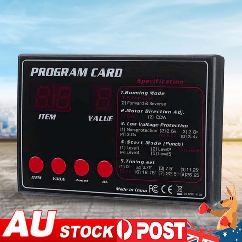 Brushless Electric Regulator Waterproof Brushless ESC (Programming ...