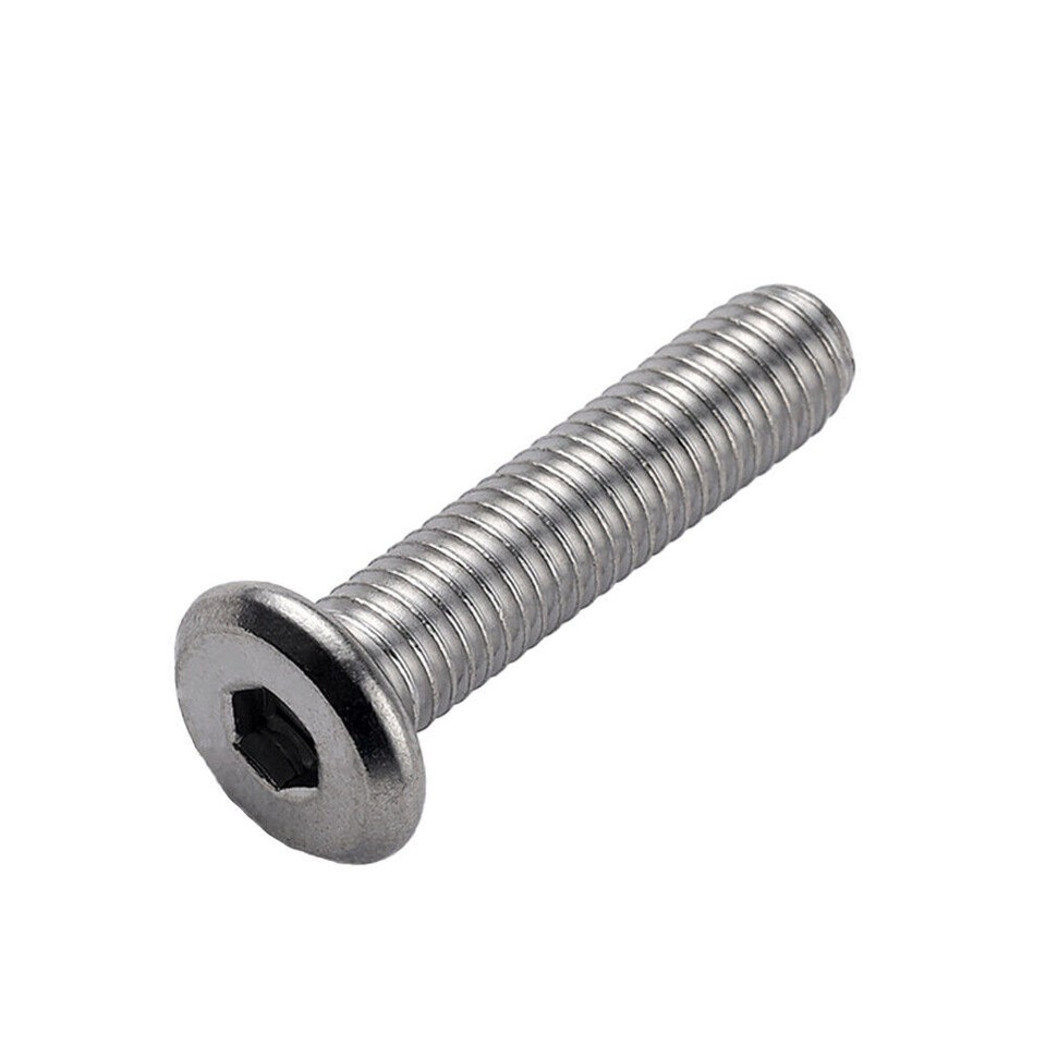 M6 (6mmØ) TRUSS HEAD PAN HEAD BOLTS ALLEN KEY HEX SOCKET SCREWS ...