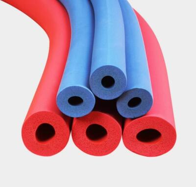 Red/Blue 6-25mm Thermal Insulation Pipe Sponge Foam Rubber Tube Cover ...