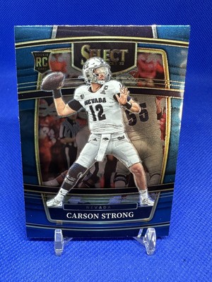 2022 Select Draft Picks Carson Strong Rookie RC Eagles QB Nevada ...