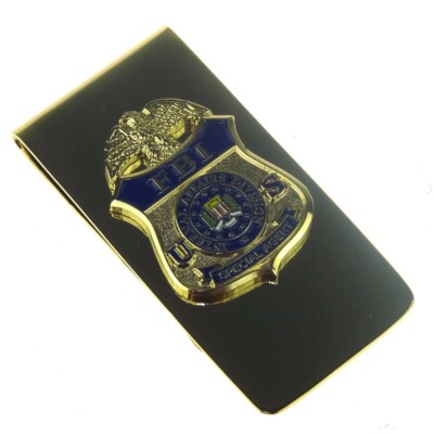Novelty Collectable US FBI Special Agent Badge Money Clip | eBay
