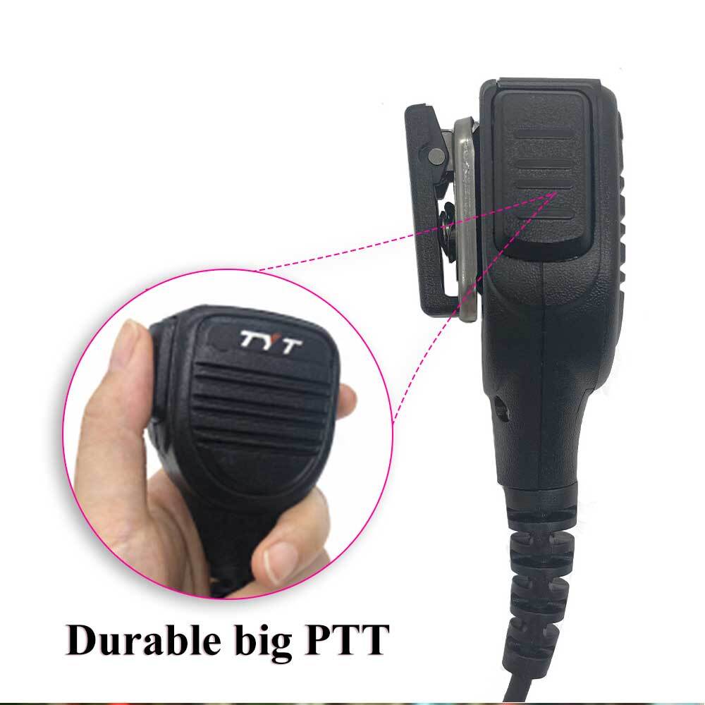 MD-UV390PLUS Big PTT Microphone K1 Plug for TYT MD-UV380 MD-UV390 Two ...