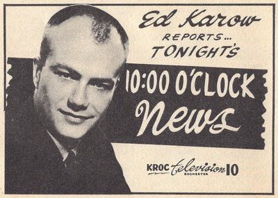 1965 KROC TV AD / ED KAROW / NEWS in ROCHESTER,MINNESOTA / NEWSCAST ...