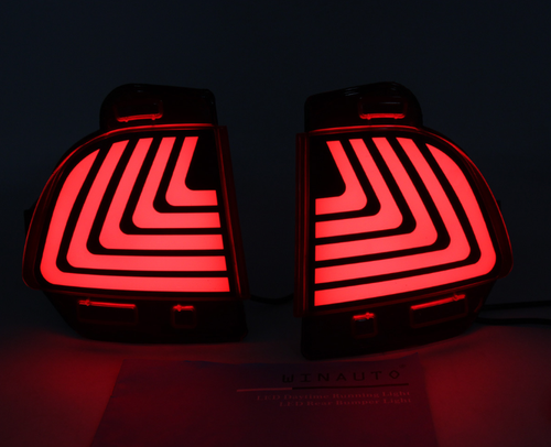 Smoke LED Rear Fog Light Brake Light Turn Signal Light for Lexus LX570 ...