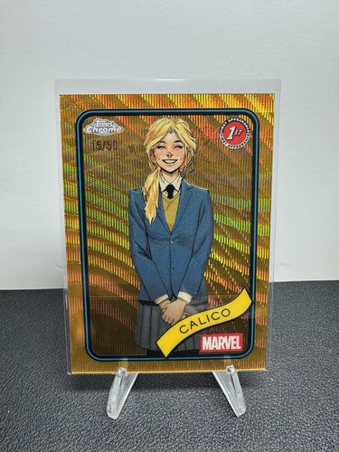 2025 Topps Marvel Chrome Calico /50 Gold Wave 1st Appearance! | eBay ...