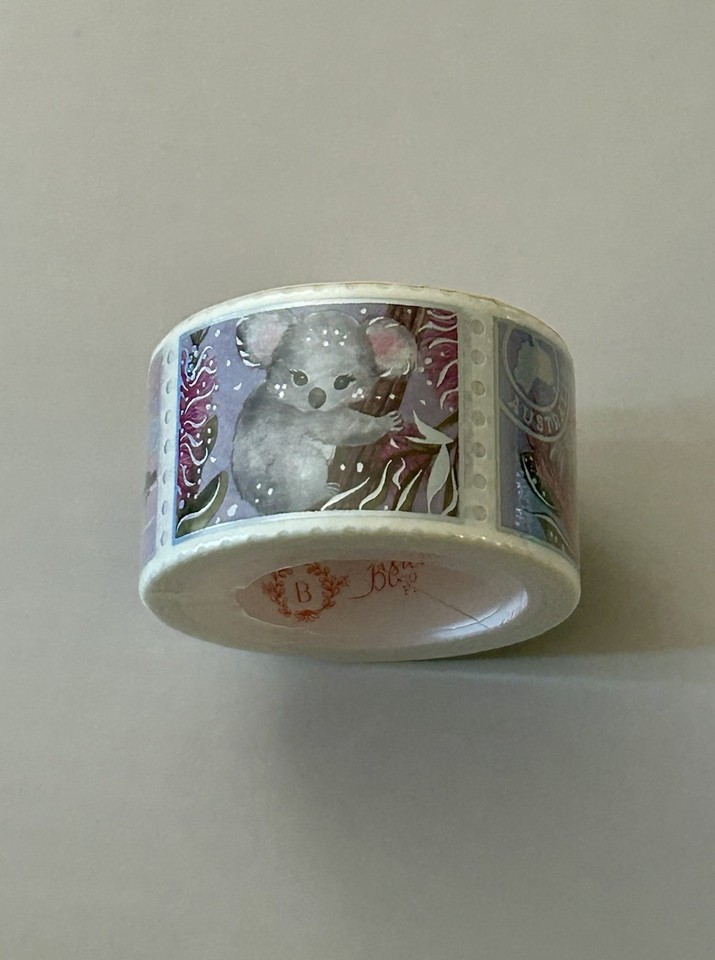 New Bloomsical Australia Koala Kangaroo Stamp Roll Washi Tape 30 mm | eBay