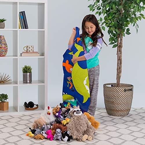 Posh Stuffable Kids Stuffed Animal Storage Large Canvas Sea Creatures ...
